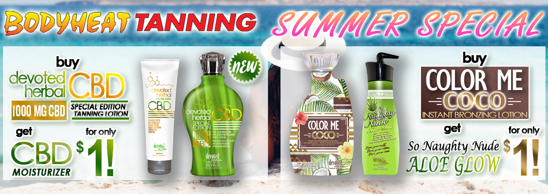 SUMMER SPECIAL BANNER - Body Heat Tanning